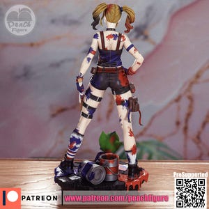 Jester Girl Fan Art Pin up Figurine | 3D Resin Print | Garage Kit ...