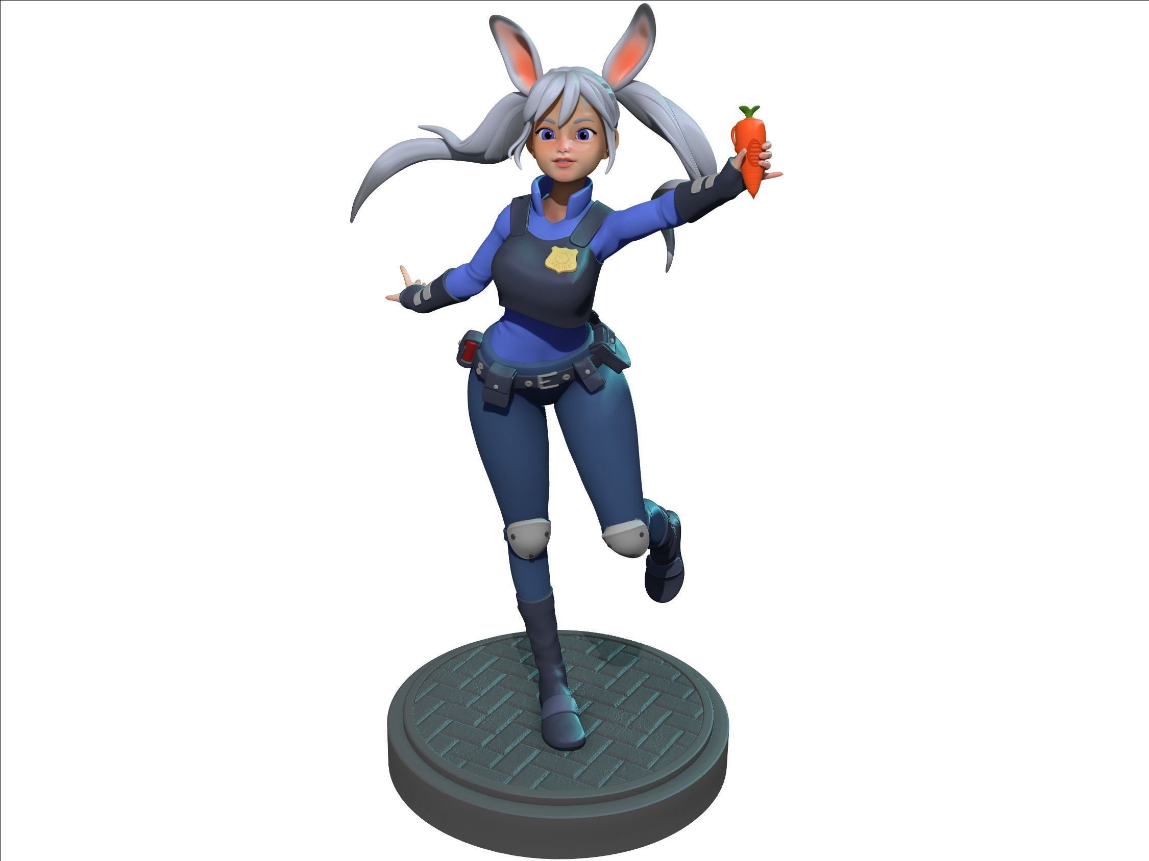 Humanized Bunny Girl 3D Printed Statue Garage Kit Model - Etsy UK