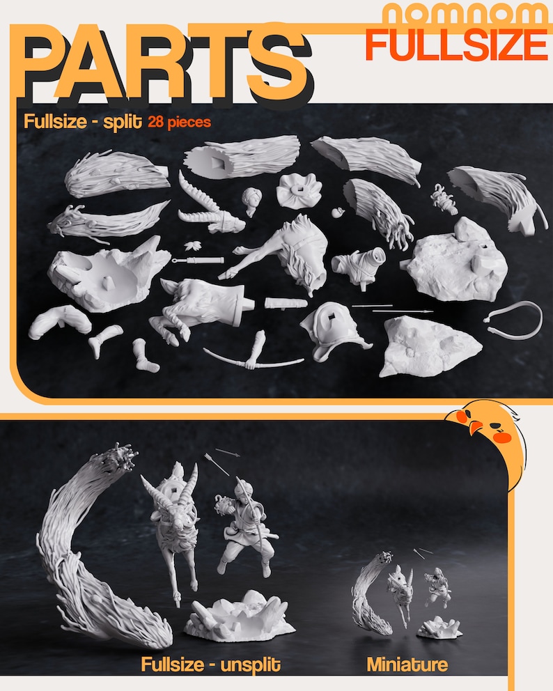 Cursed Prince 3D Printed Statue Fan Art From Garage Kit - Etsy