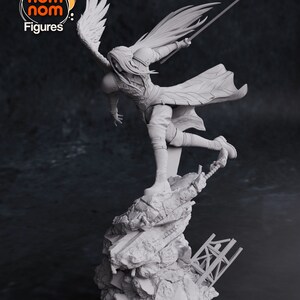 The One Winged Character Statue Kit | Garage Kit | Model Kit | Designed ...