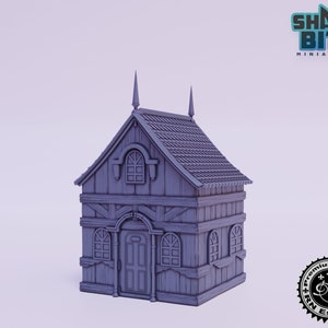 Classic JRPG Miniature Hell House Mimic, 32mm Scale 3D Printed Tabletop ...