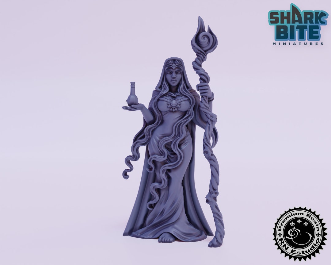 Against the Shadows Miriel Miniature, 32mm Scale 3D Printed Tabletop ...