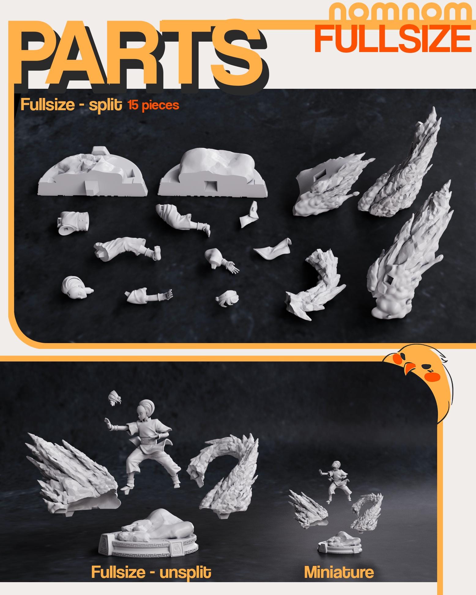 Earth Prodigy 3D Printed Statue Fan Art | Garage Kit | Model Kit ...