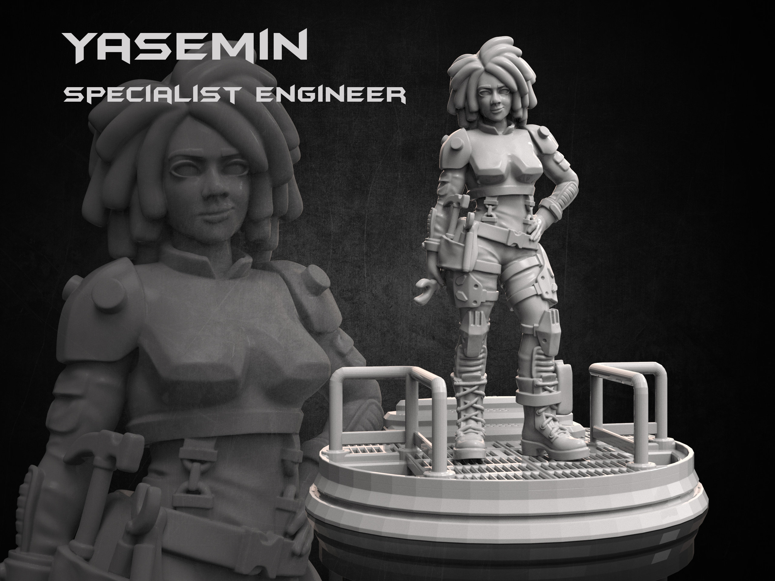 Sci-Fi Miniatures from Dieselpunk & Print Mini 3D Printed for | Etsy