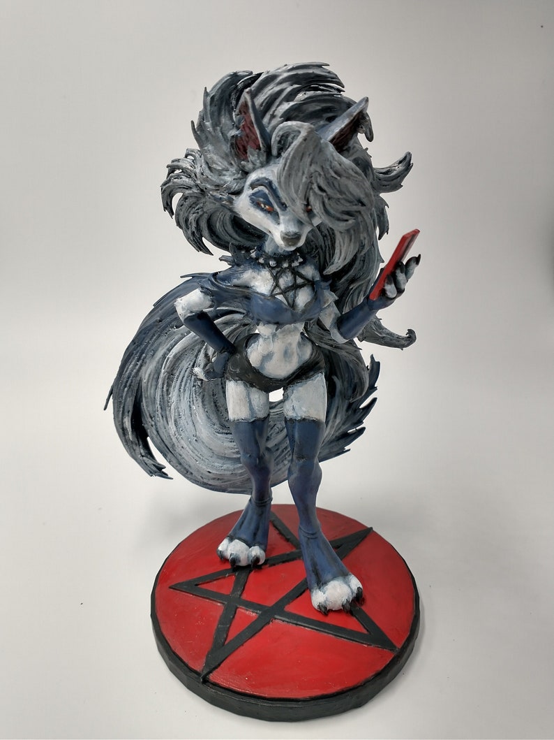 Underworld Loona from Helluva Boss Fan Art Pin Up Figurine | 3D Resin ...