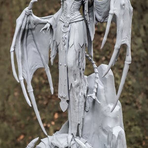 Daughter of Hell 3D Printed Statue Fan Art Garage Kit Model Kit ...