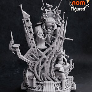Heroine in Mech 3D Printed Statue | Garage Kit | Model Kit | Designed ...