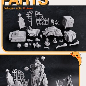 Booette Fan Character 3D Printed Statue Fan Art | Garage Kit | Model ...