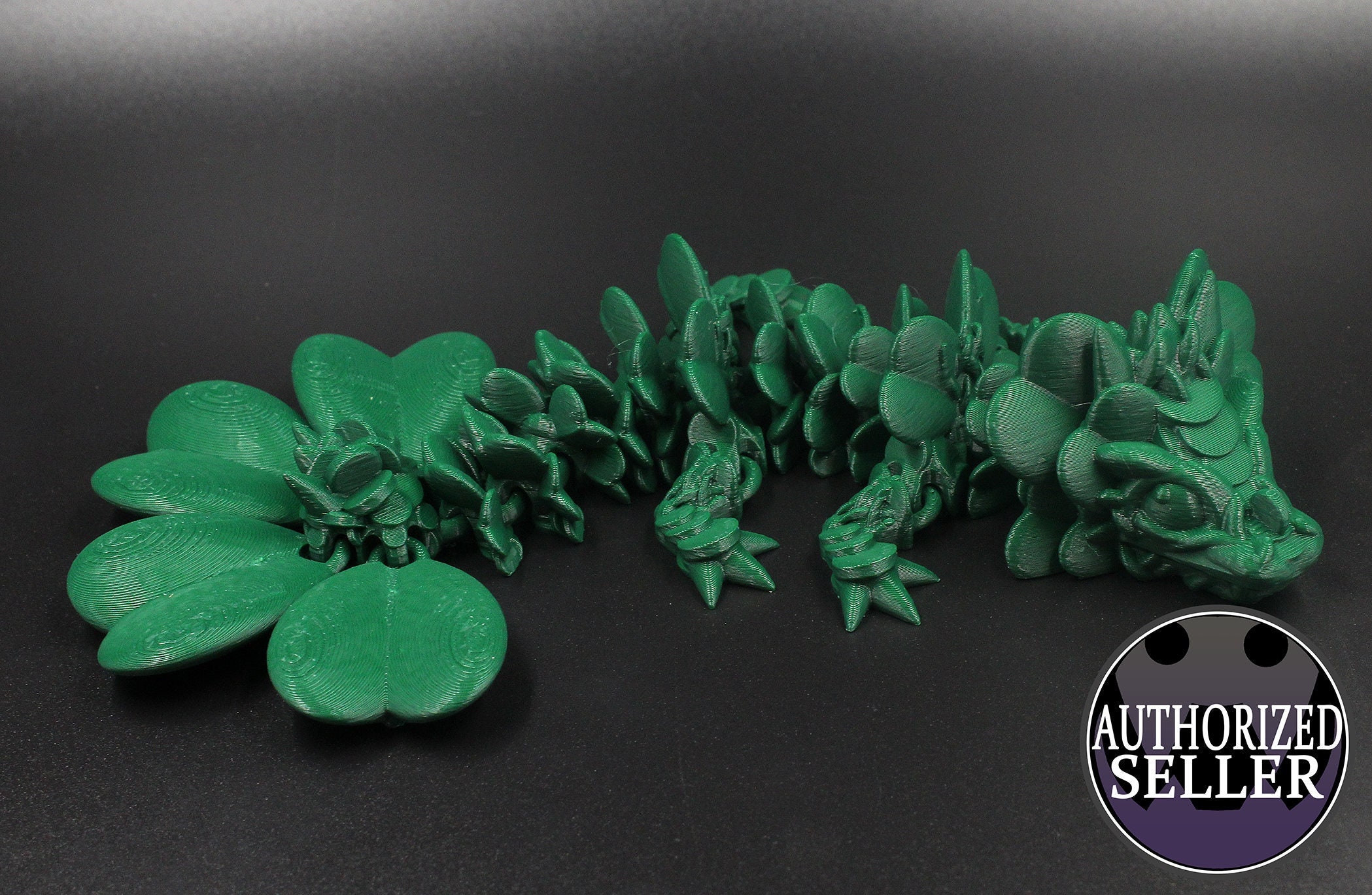 Articulated Baby Lucky Clover Dragon 3D Printed Fidget Desk - Etsy