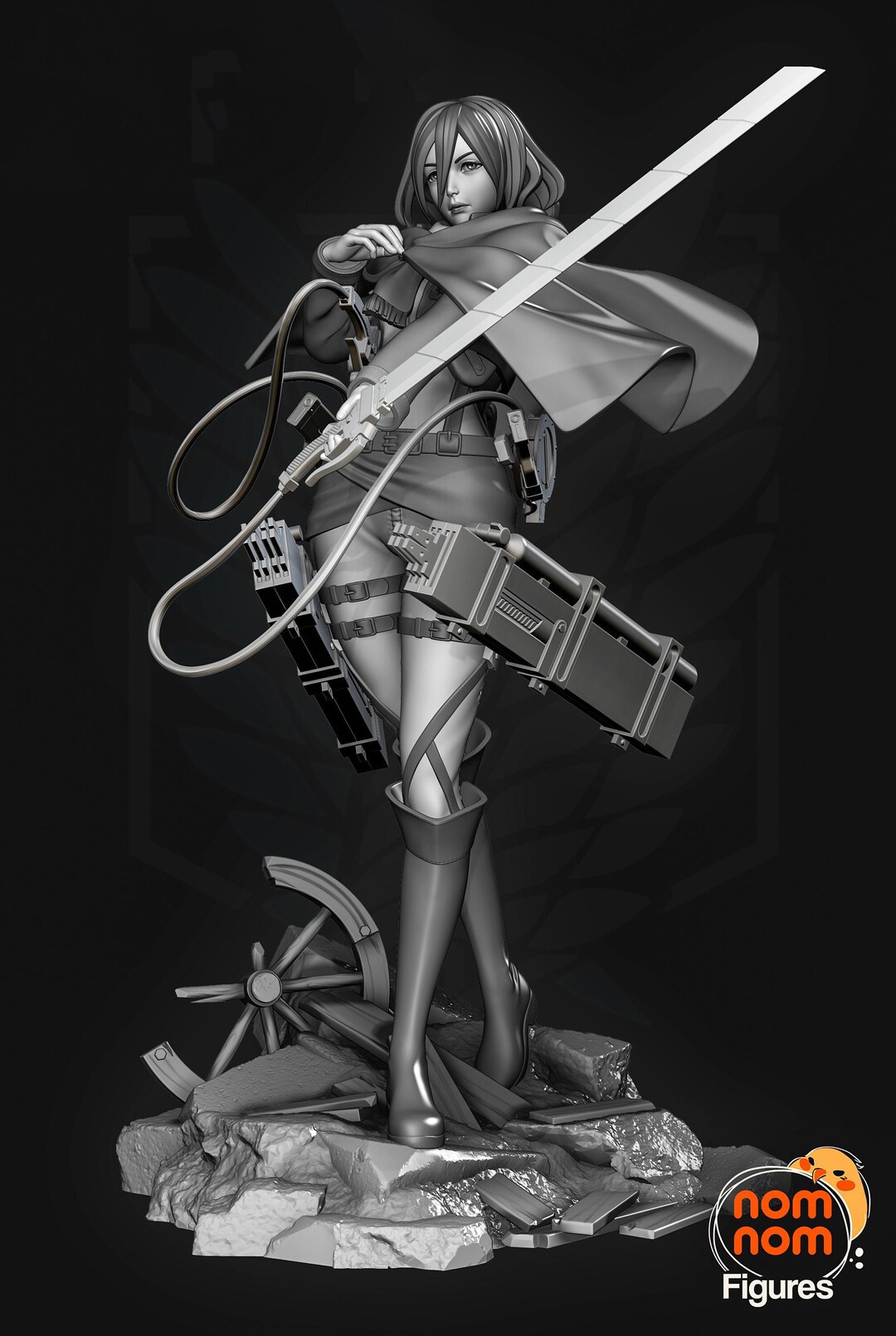 Giant Slayer 3D Printed Pinup Statue Fan Art From | Garage Kit | Model ...