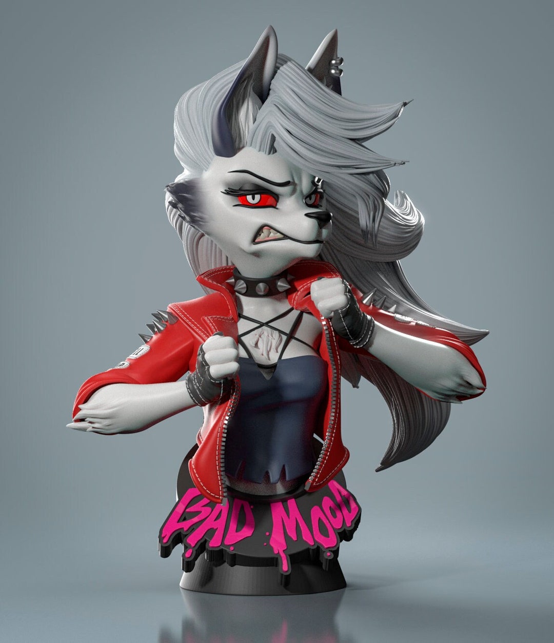 Hellhound Bust Pin up Figurine | 3D Resin Print | Model Kit | Garage ...