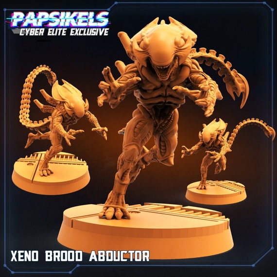 Xeno Brood Abductor Aliens vs Humans 32mm Scale 3D printed | Etsy