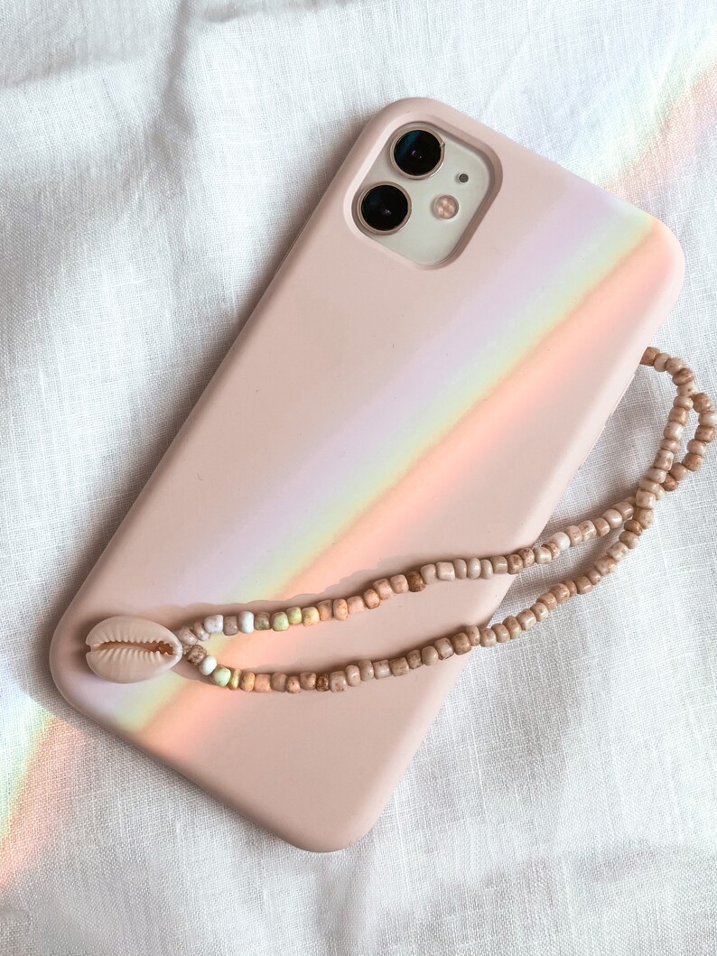 Coastal, Beach Inspired Beaded Phone Charm, Chain, Strap, Lanyard ...