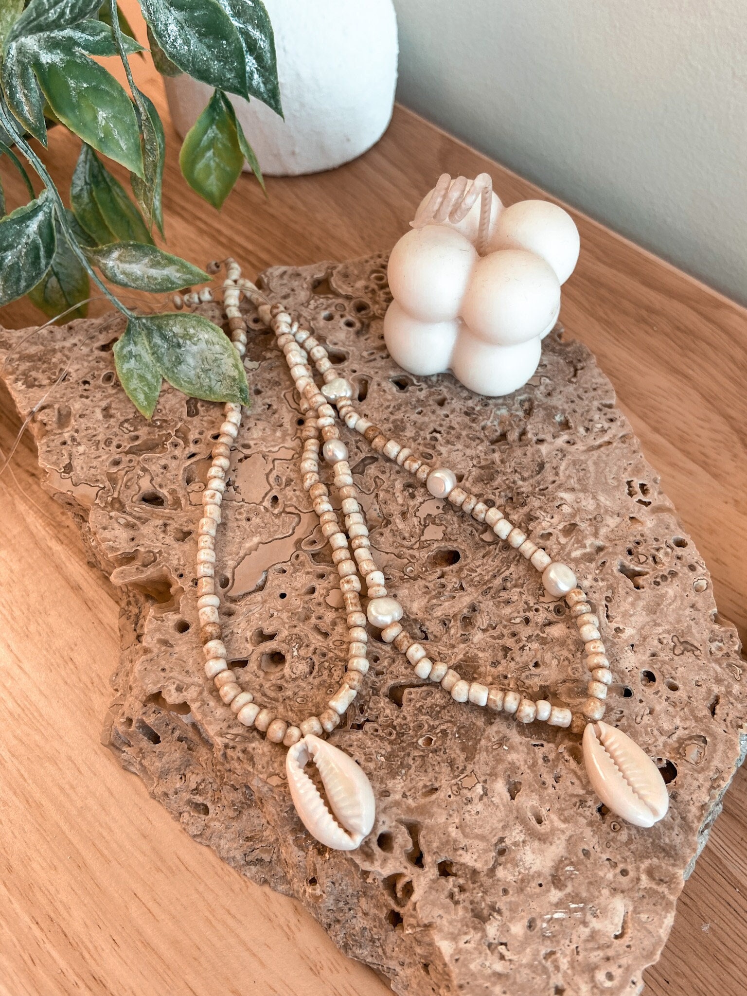 Coastal, Beach Inspired Beaded Phone Charm, Chain, Strap, Lanyard ...