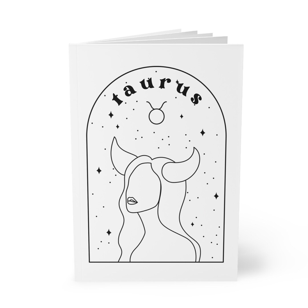 Taurus Zodiac Astrology Softcover Notebook, A5 - Etsy