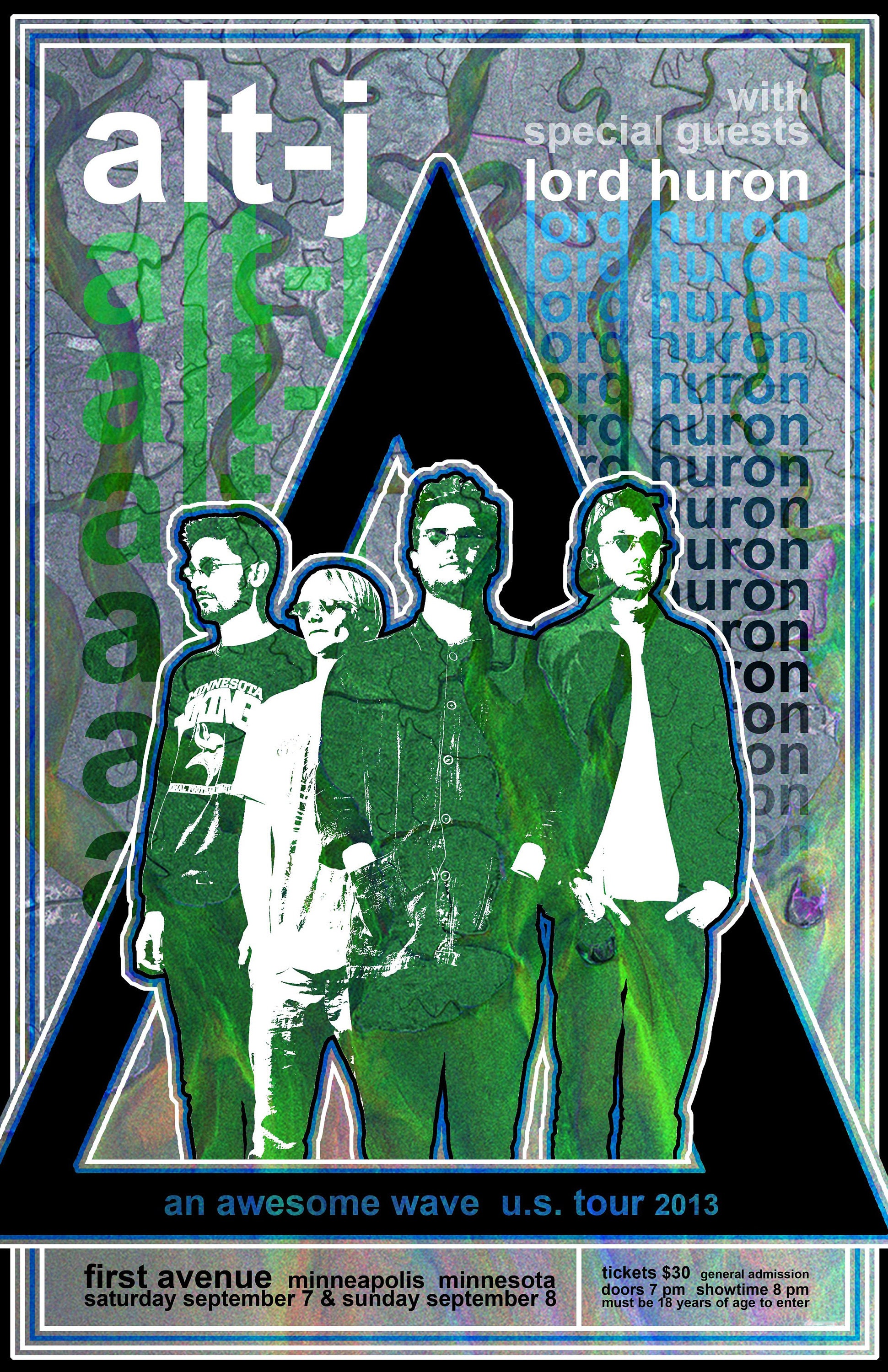 Alt-J gloss poster 17 x 24 inches | Etsy