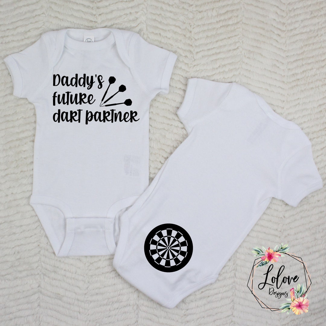 Daddy's Future Dart Partner Baby Bodysuit - Future Darter, FODL Kids - Etsy