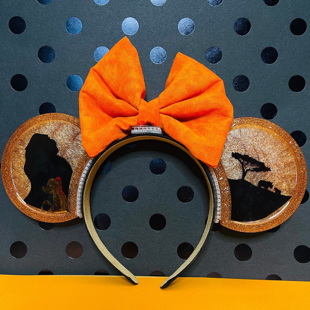 The Lion King Mouse Ears - Simba and Mufasa - Interchangeable - Cosplay ...