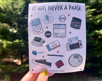 Emo Sticker Sheet - Etsy