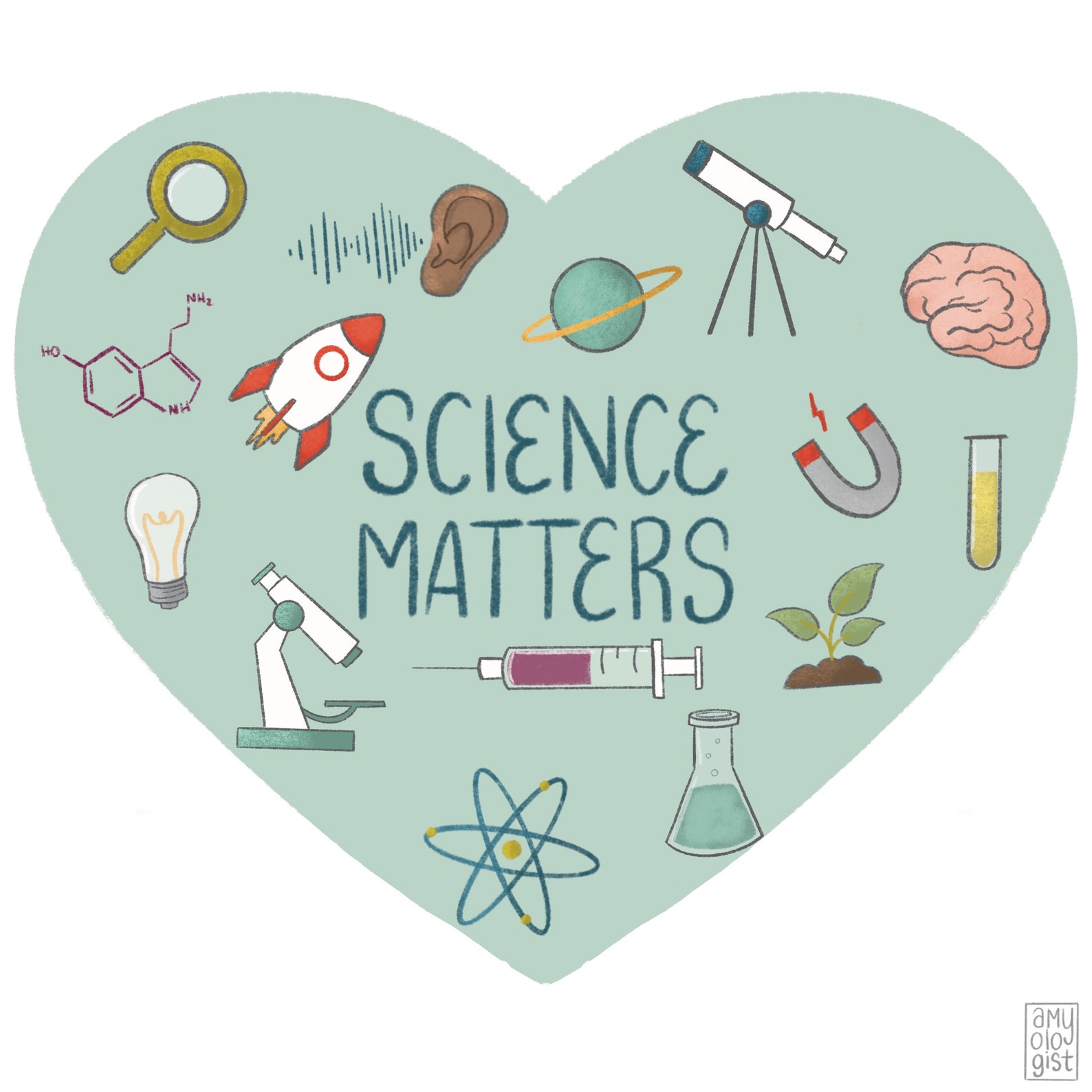Science Matters Art Print - Etsy