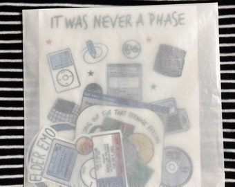 Retired Emo Kid Sticker Elder Emo - Etsy