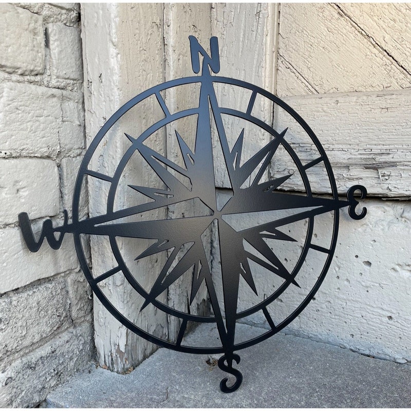 Compass Wall Art - Etsy