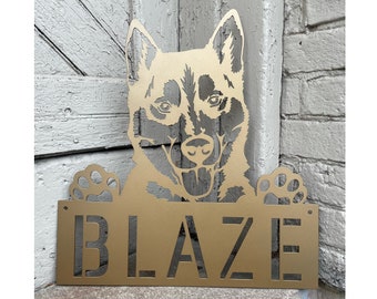 Siberian Husky Signs | Etsy
