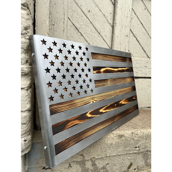 Rustic Metal Flag - Etsy