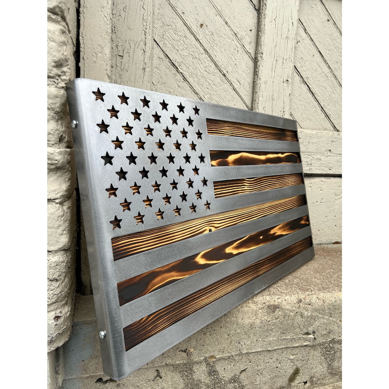Metal American Flag - Etsy