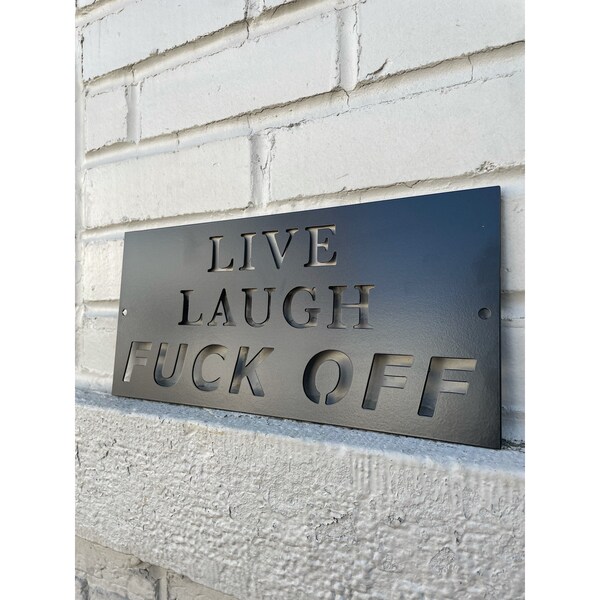 Parody Live Laugh Love Signs - Etsy
