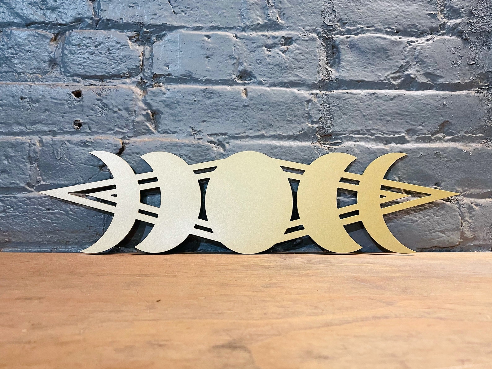 Lunation Moon Metal Wall Art Moon Phases Metal Home Decor | Etsy