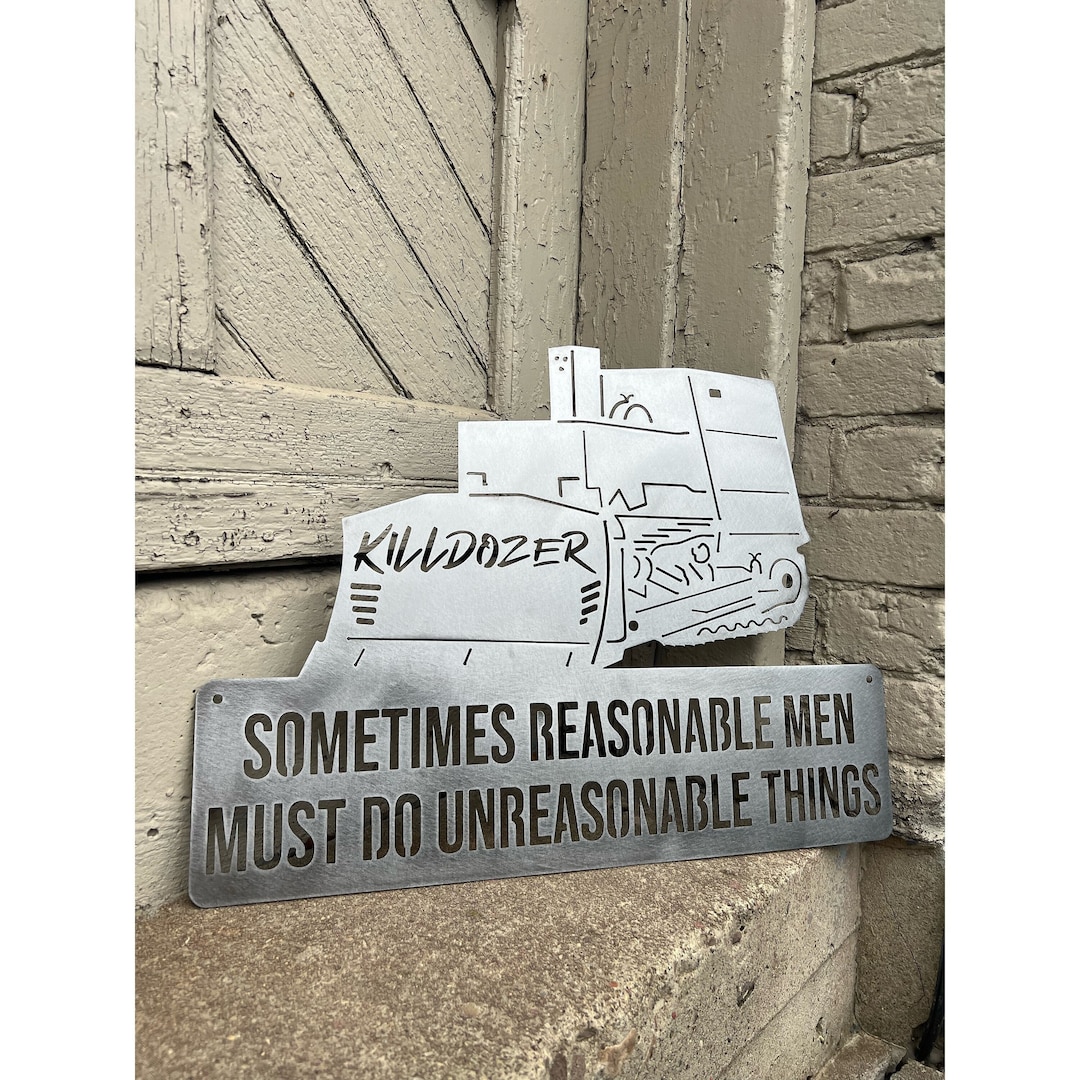 Killdozer Metal Sign, Metal Bulldozer Sign, Marvin Heemeyer Sign ...