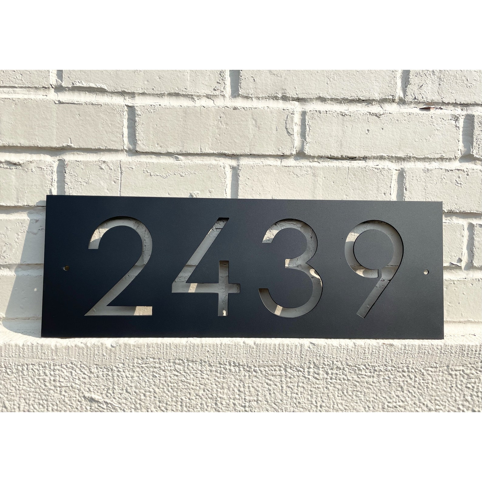 Custom Metal Address Sign Contemporary Address Sign Modern - Etsy