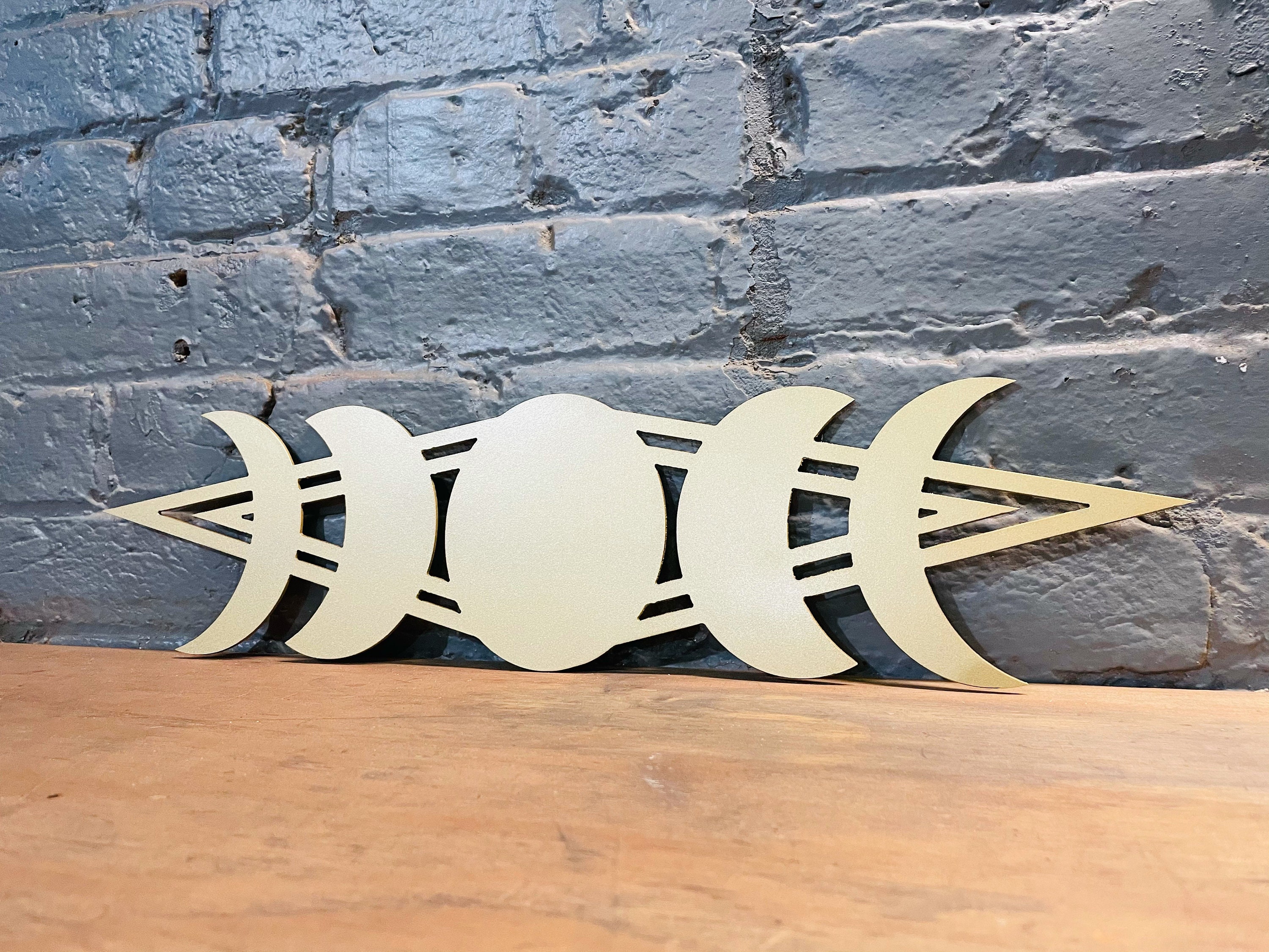 Lunation Moon Metal Wall Art Moon Phases Metal Home Decor - Etsy