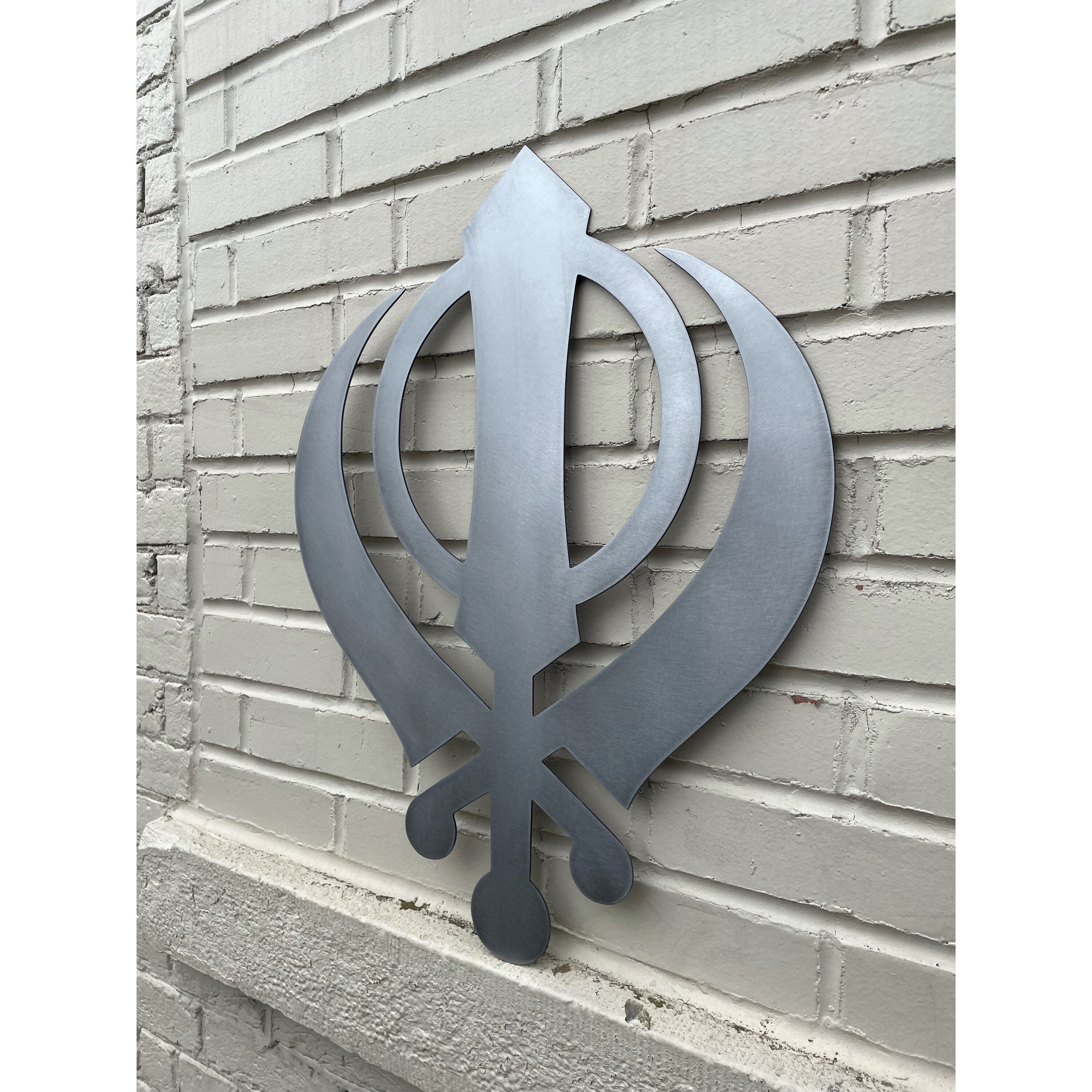 Metal Khanda Wall Art, Sikh Gifts, Sikh Home Decor, Punjabi Wedding ...