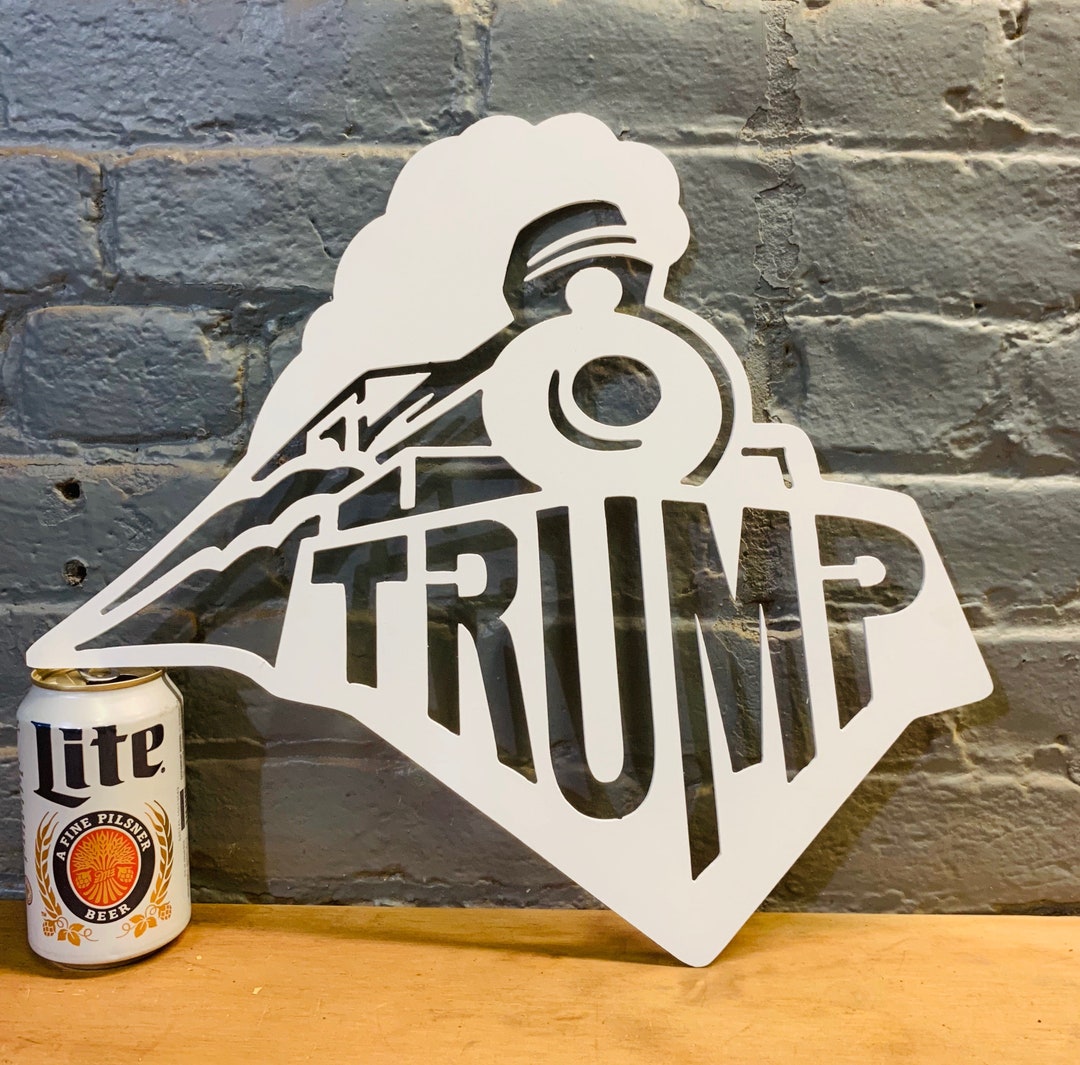 Trump Train Metal Wall Art, Trump Supporter, Trump 2020, Trump 2024 ...