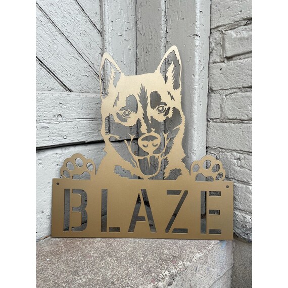 Personalized Siberian Husky Metal Sign Custom Metal Dog | Etsy