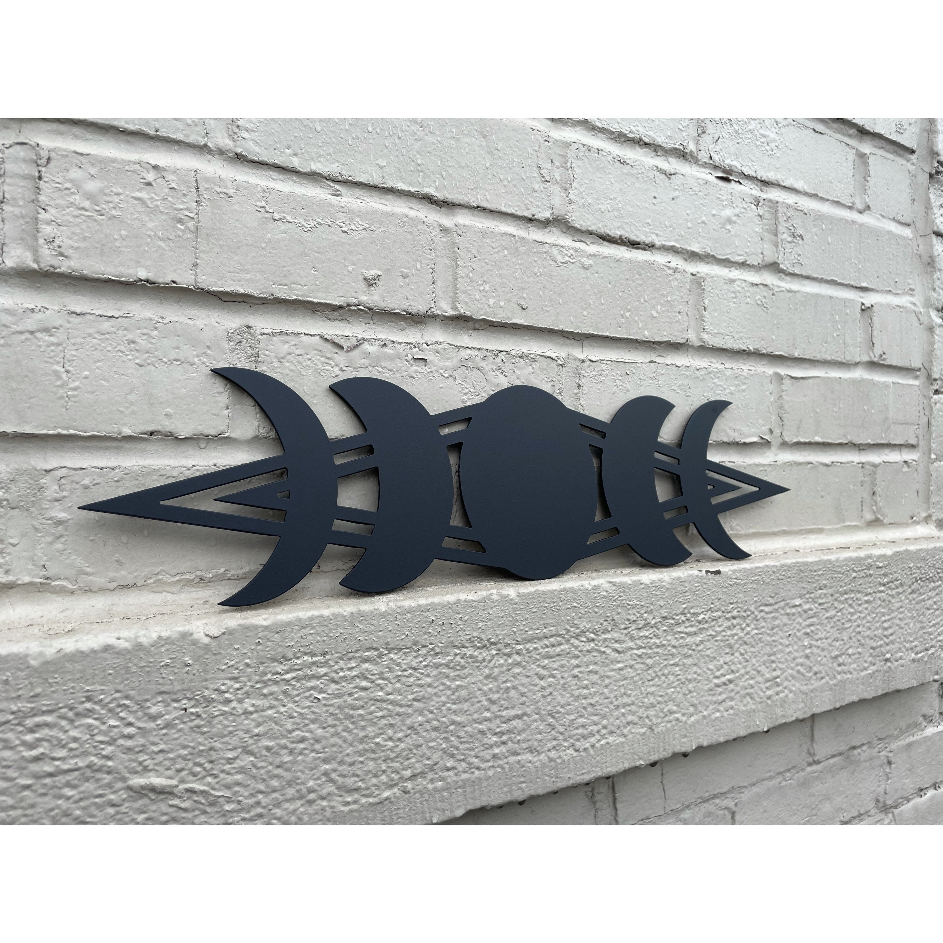 Lunation Moon Metal Wall Art Moon Phases Metal Home Decor - Etsy