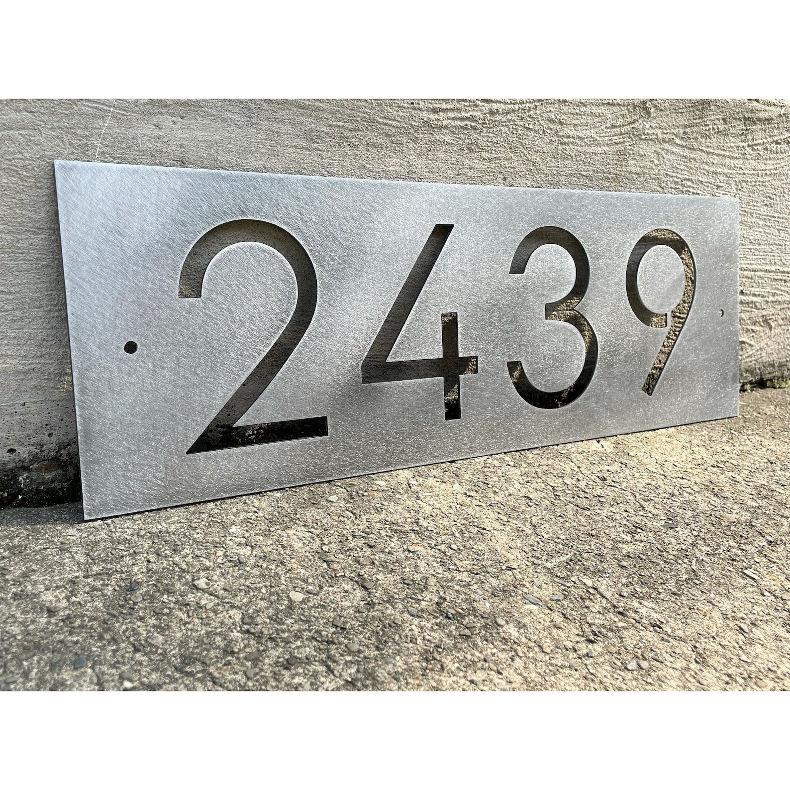 Custom Metal Address Sign Contemporary Address Sign Modern - Etsy