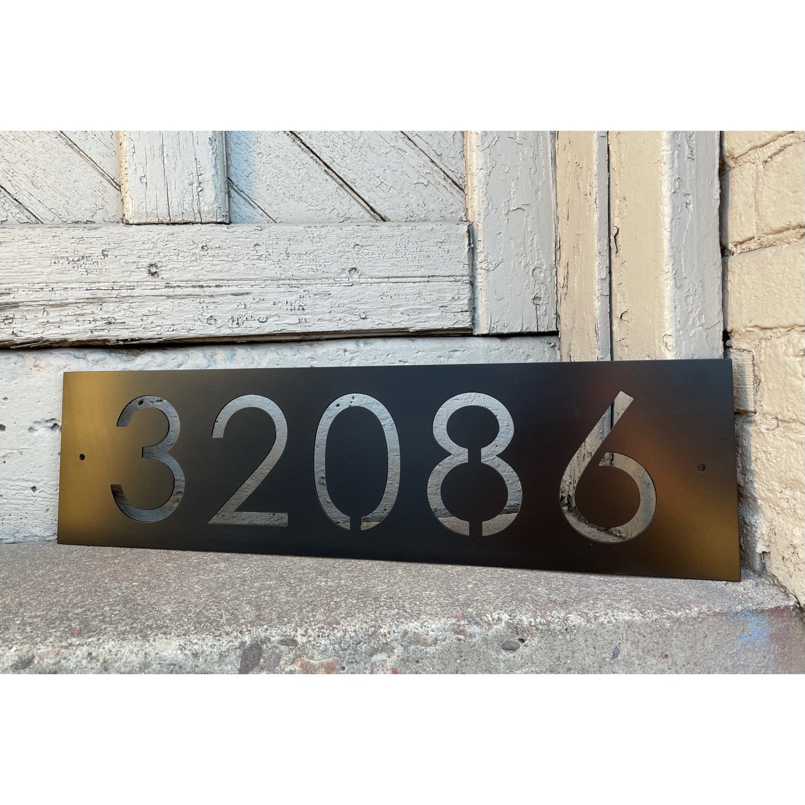 Custom Metal Address Sign Contemporary Address Sign Modern - Etsy