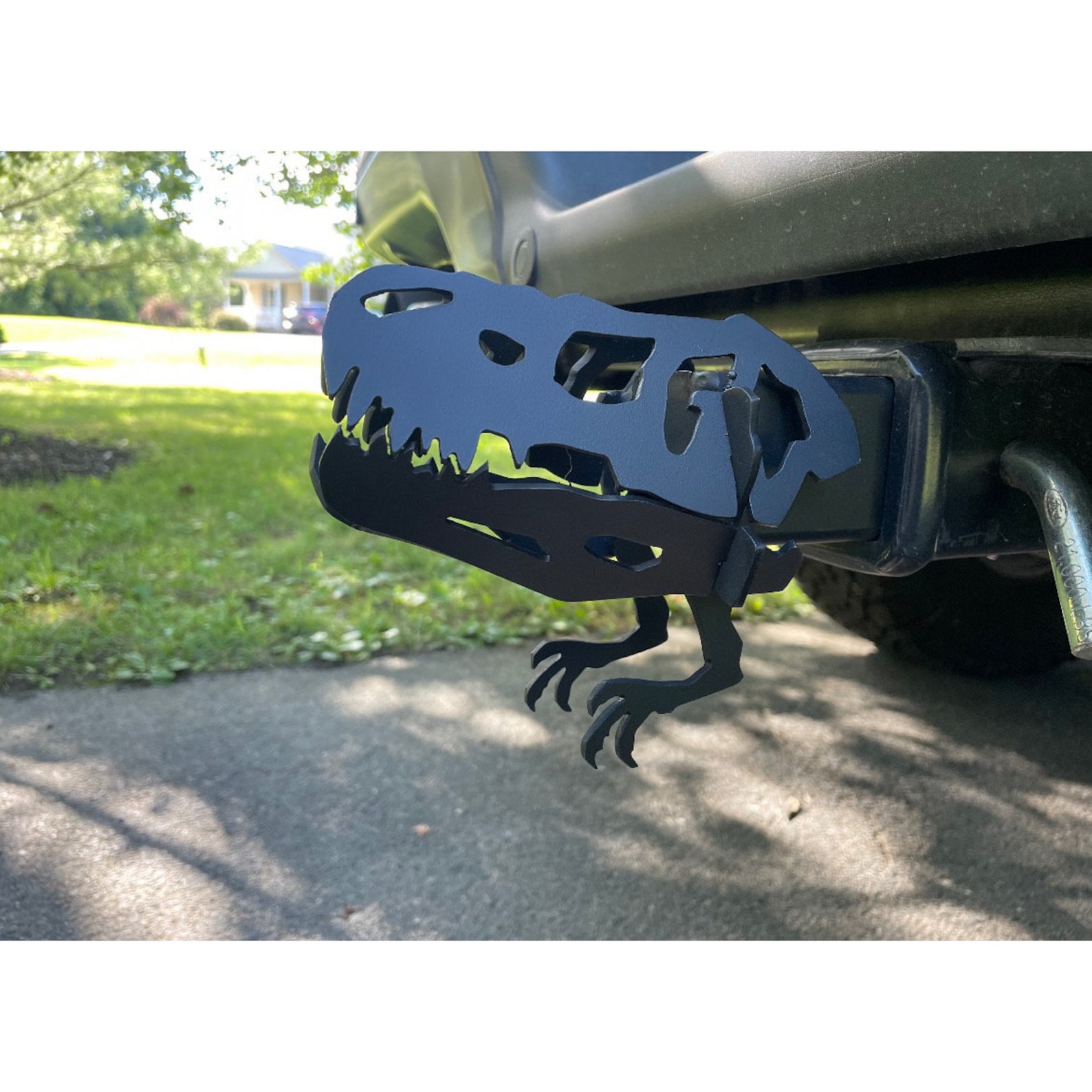 Metal Trex Hitch Cover, T-rex Hitch Cover, Trailer Hitch Cover ...