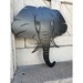 Metal Elephant Wall Art, Elephant Metal Decor, Metal Elephant Head ...