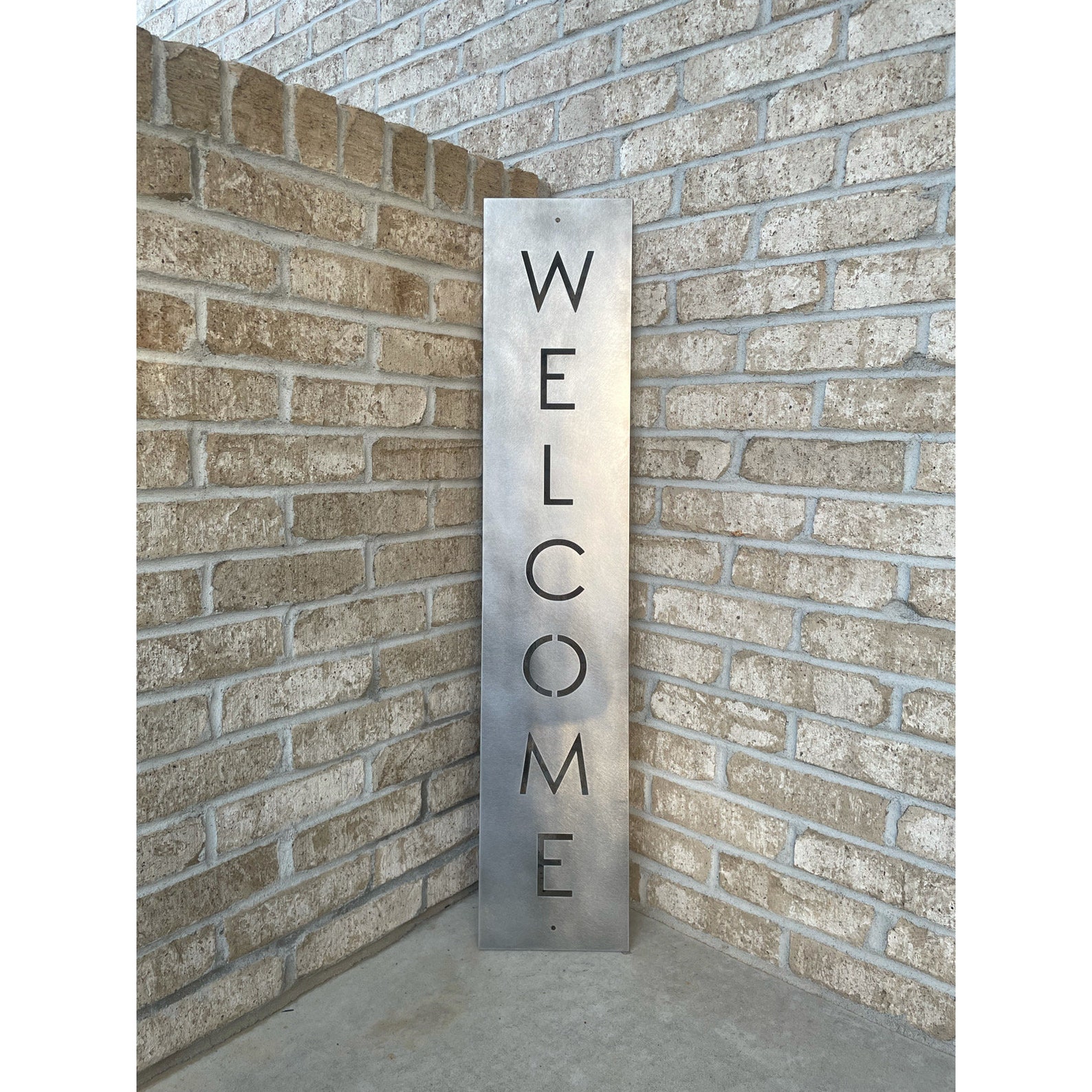 Minimalist Metal Welcome Sign Modern Welcome Sign Modern - Etsy