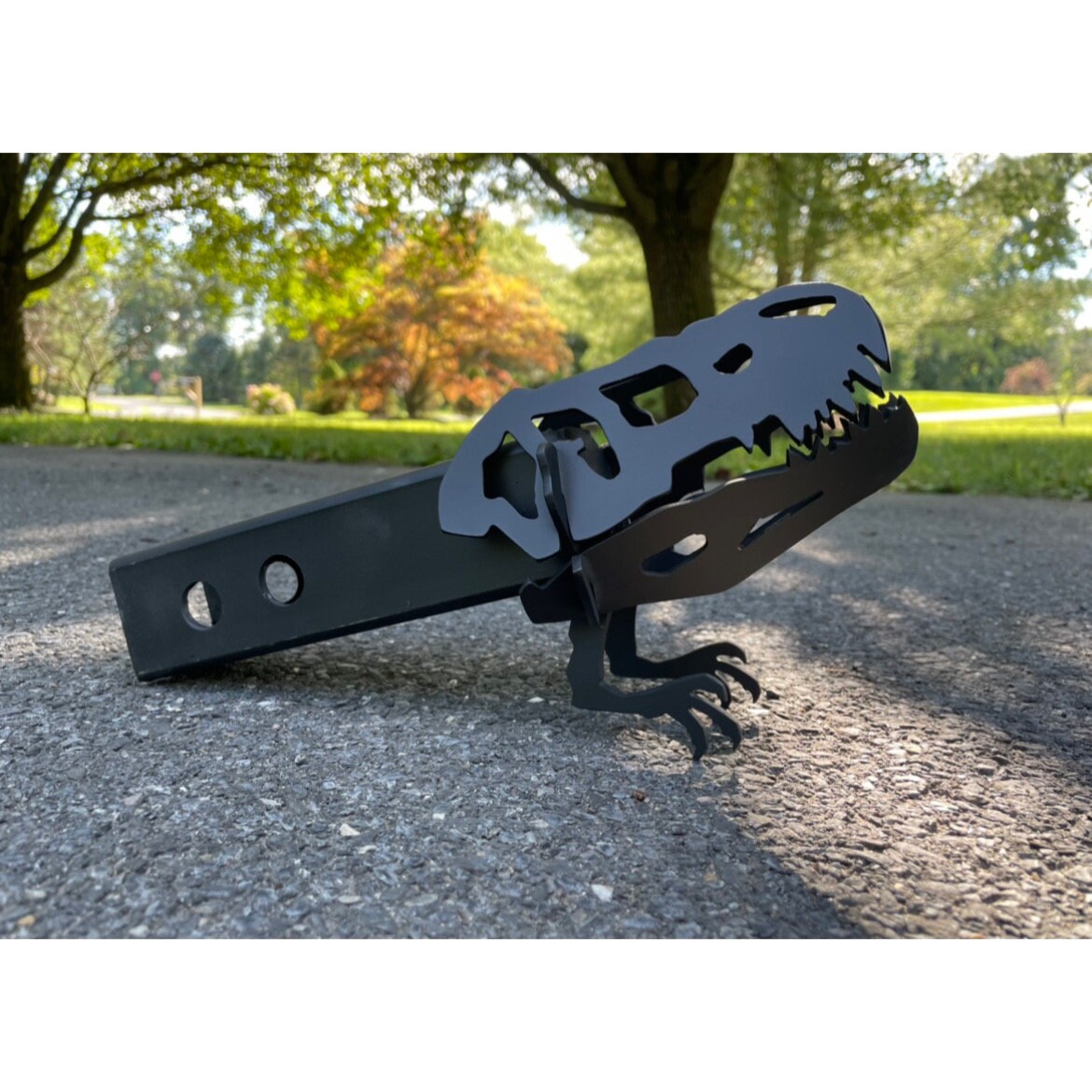 Metal Trex Hitch Cover, T-rex Hitch Cover, Trailer Hitch Cover ...