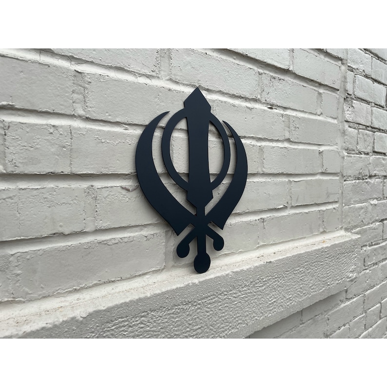 Metal Khanda Wall Art, Sikh Gifts, Sikh Home Decor, Punjabi Wedding ...