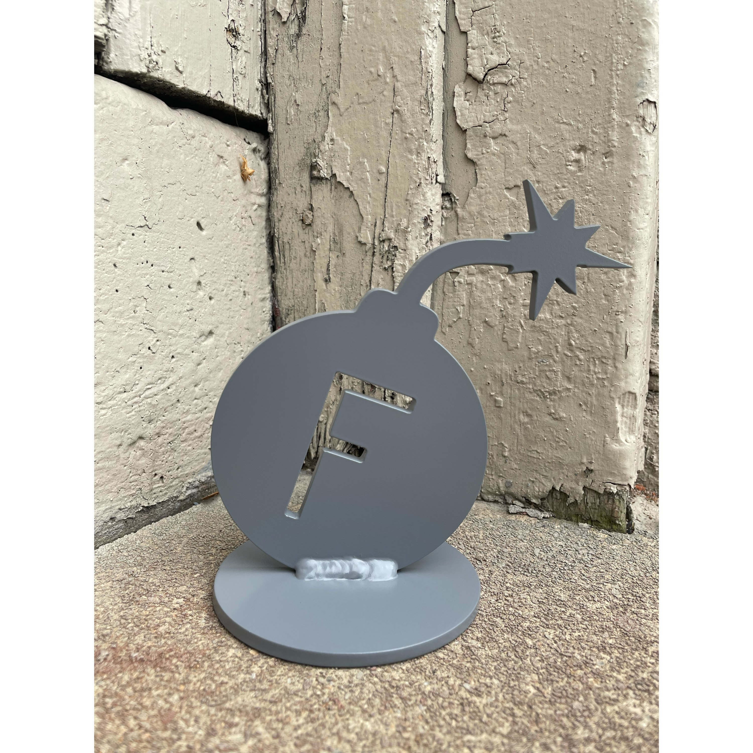 F-bomb Paperweight Desk Accessory Metal F-bomb Desk | Etsy