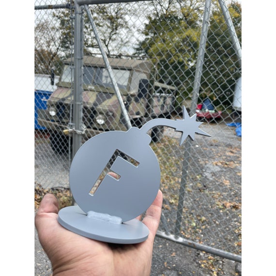 F-bomb Paperweight Desk Accessory Metal F-bomb Desk | Etsy