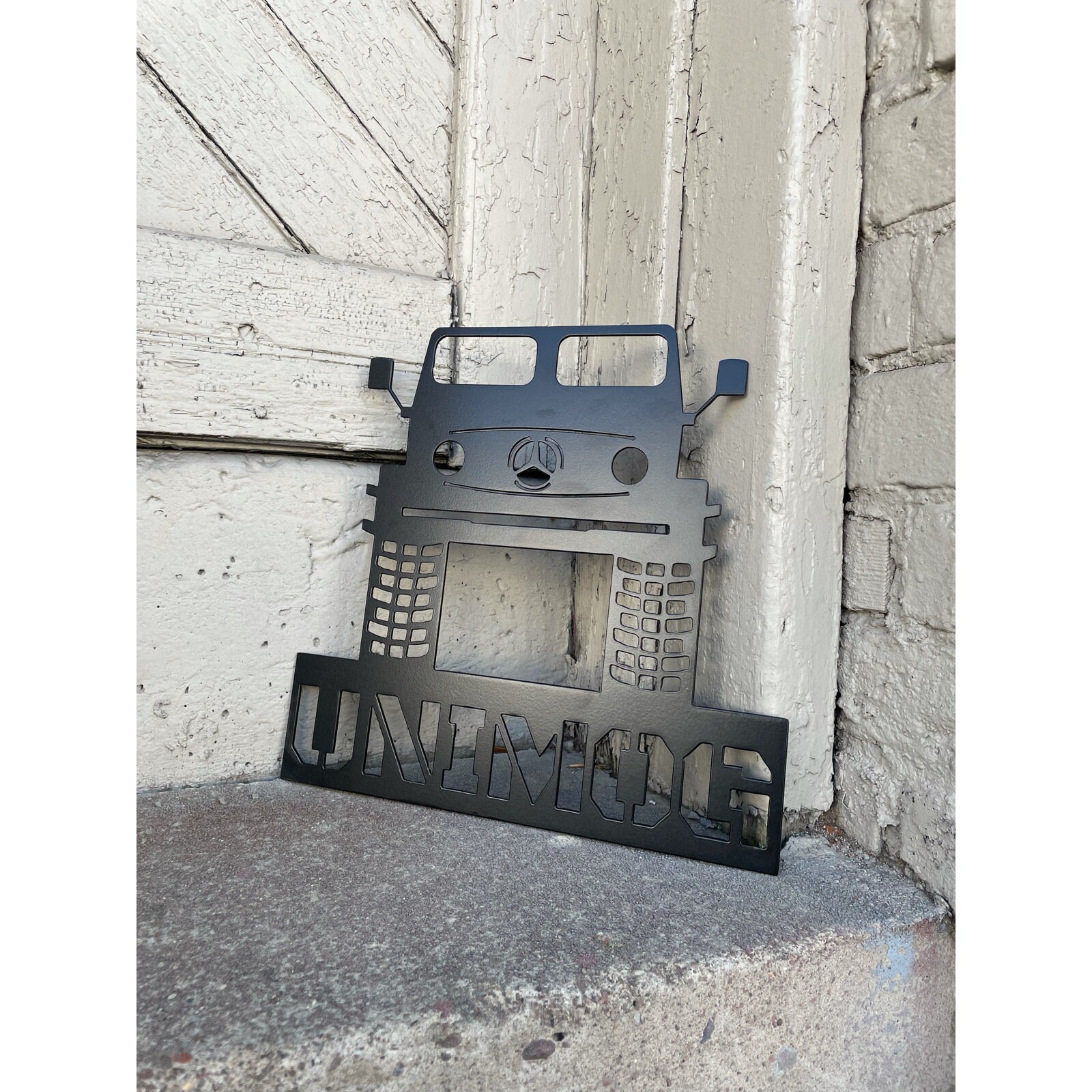 Unimog Metal Wall Sign, Metal Military Vehicle Sign, Mercedes Benz Sign ...