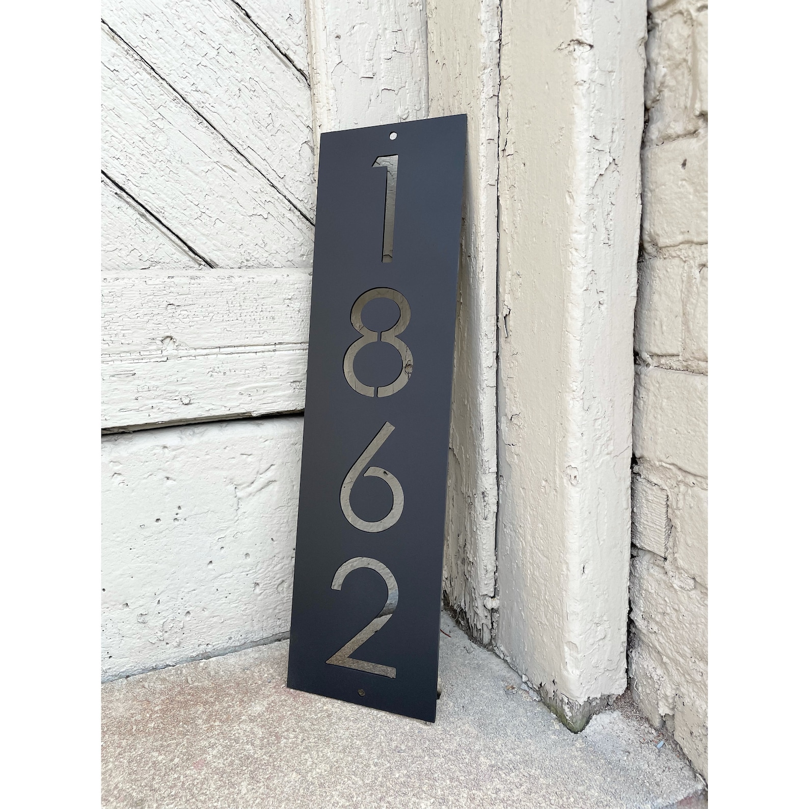 Custom Metal Address Sign, Modern Address Sign, Outdoor Address Sign ...