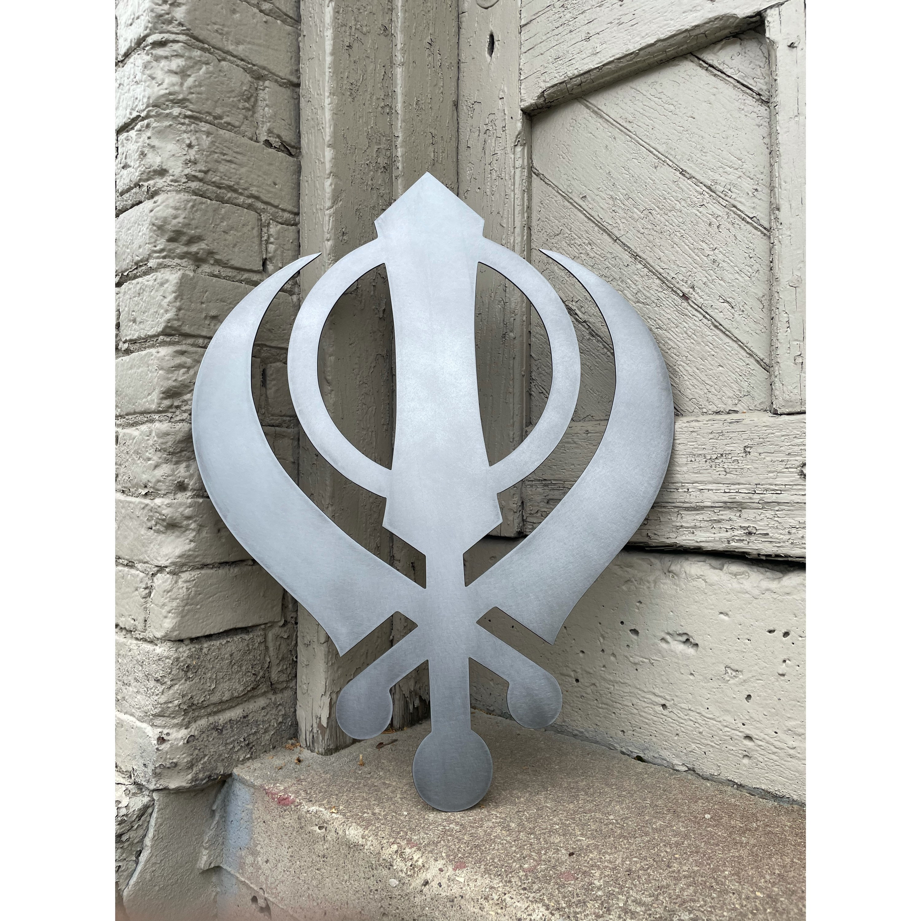Metal Khanda Wall Art, Sikh Gifts, Sikh Home Decor, Punjabi Wedding ...